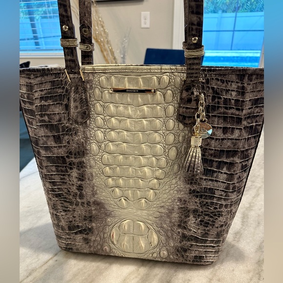 Brahmin | Bags | Brahmin Melbourne Medium Asher Tote Leather Shoulder Bag Tanbrown 6wx12hx5d ...